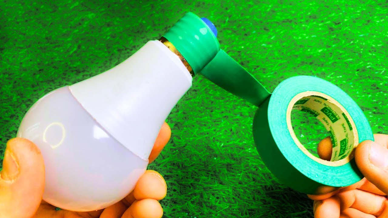 Wrap an Inactive LED Bulb with Insulating Tape, be Amazed by the ...