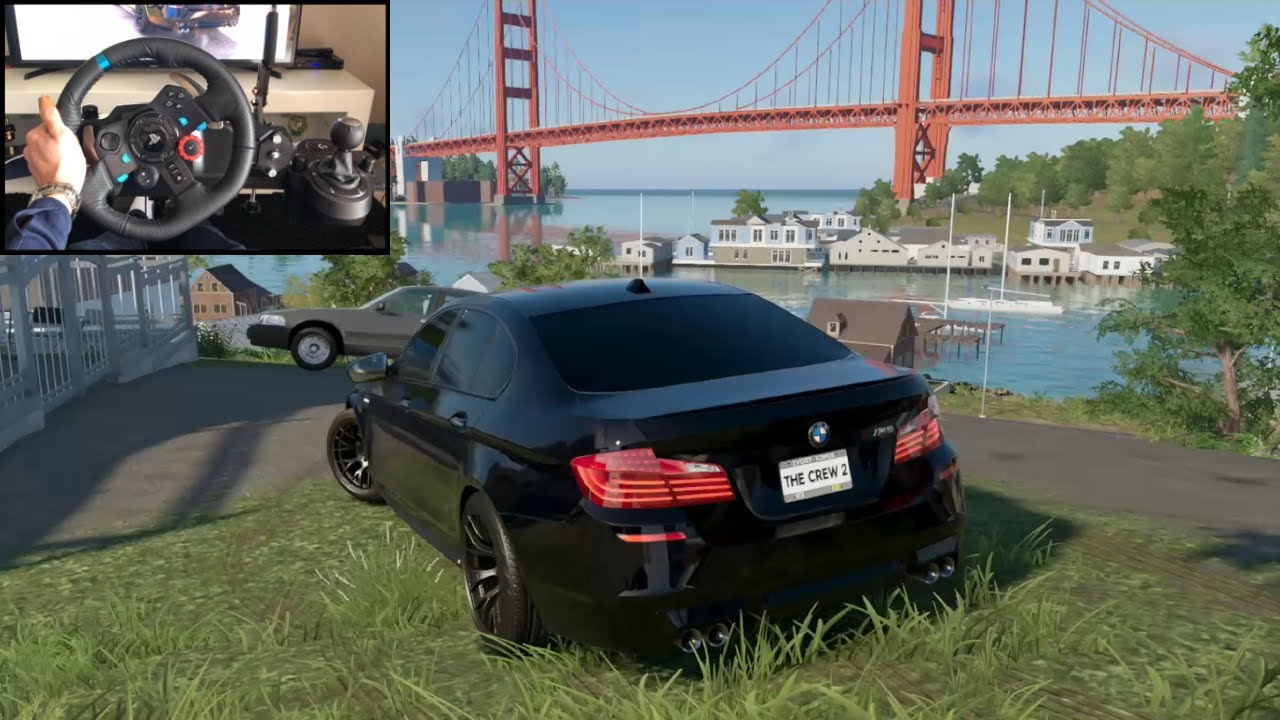 The Crew 2 BMW M5 - Logitech g29 gameplay - YouTube