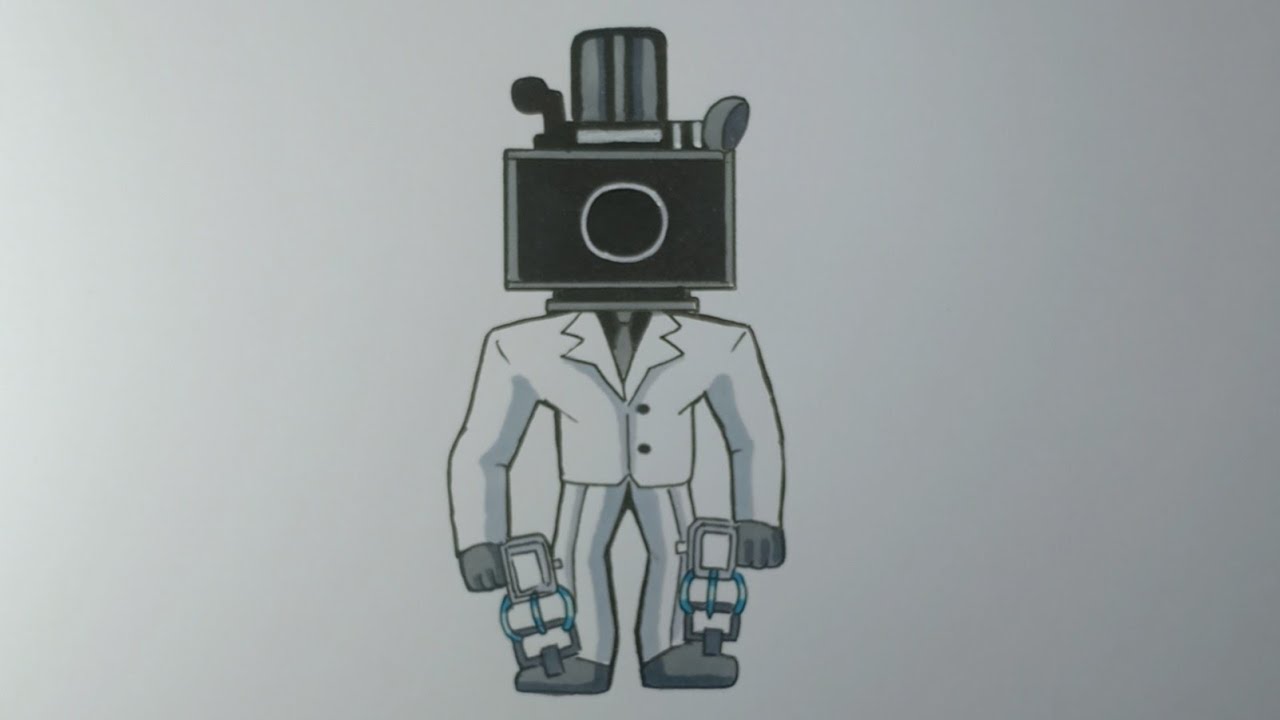 How To Draw Normal Cameraman Cute very Easy - YouTube