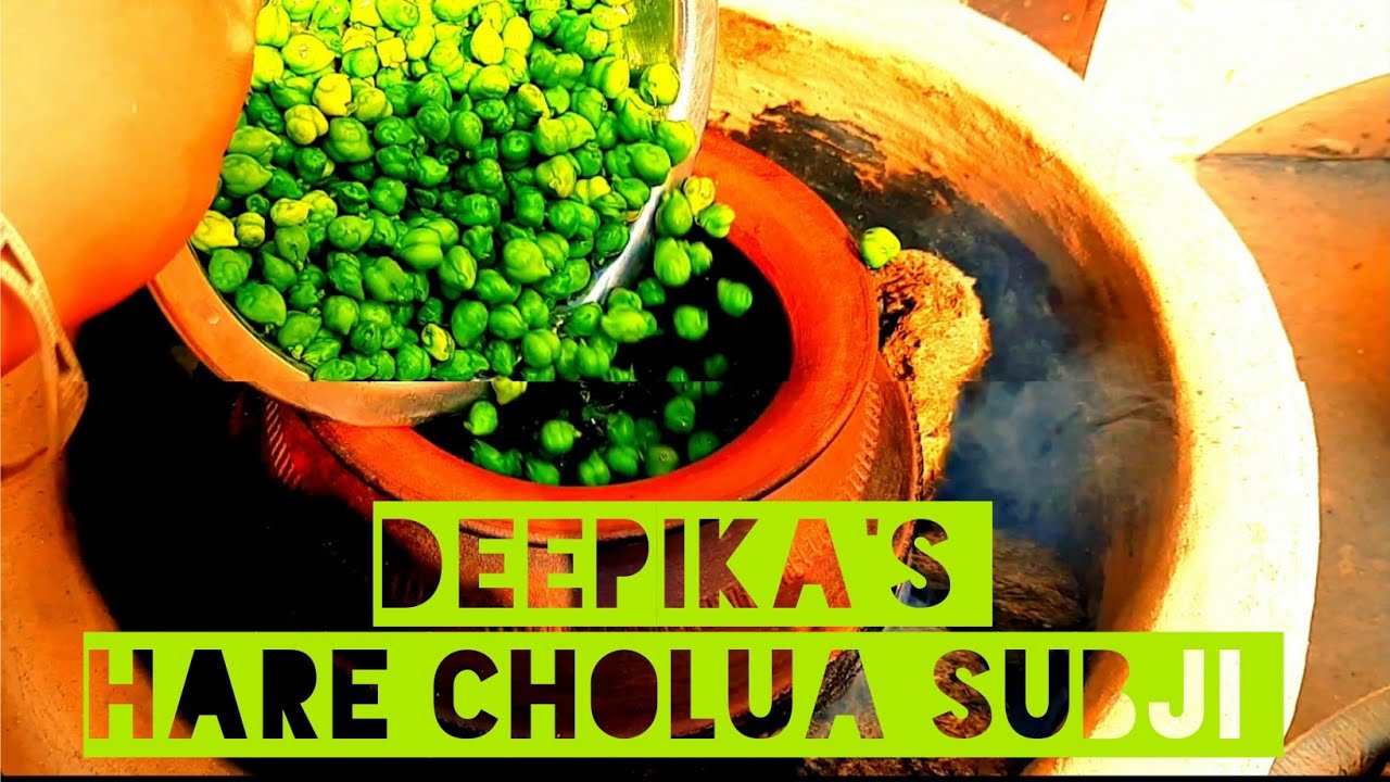 Chana Boot Green Hare chole Subji Recipe in Lockdown Punjab - YouTube