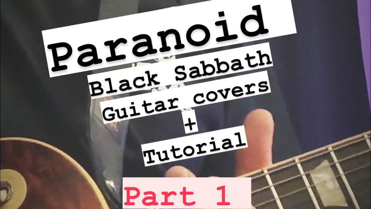 Paranoid - Black Sabbath (guitar cover + tutorial) - YouTube