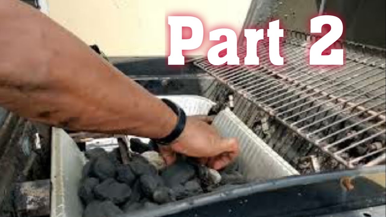 Converting my char-broil hybrid gas grill to a gas lit charcoal grill ...