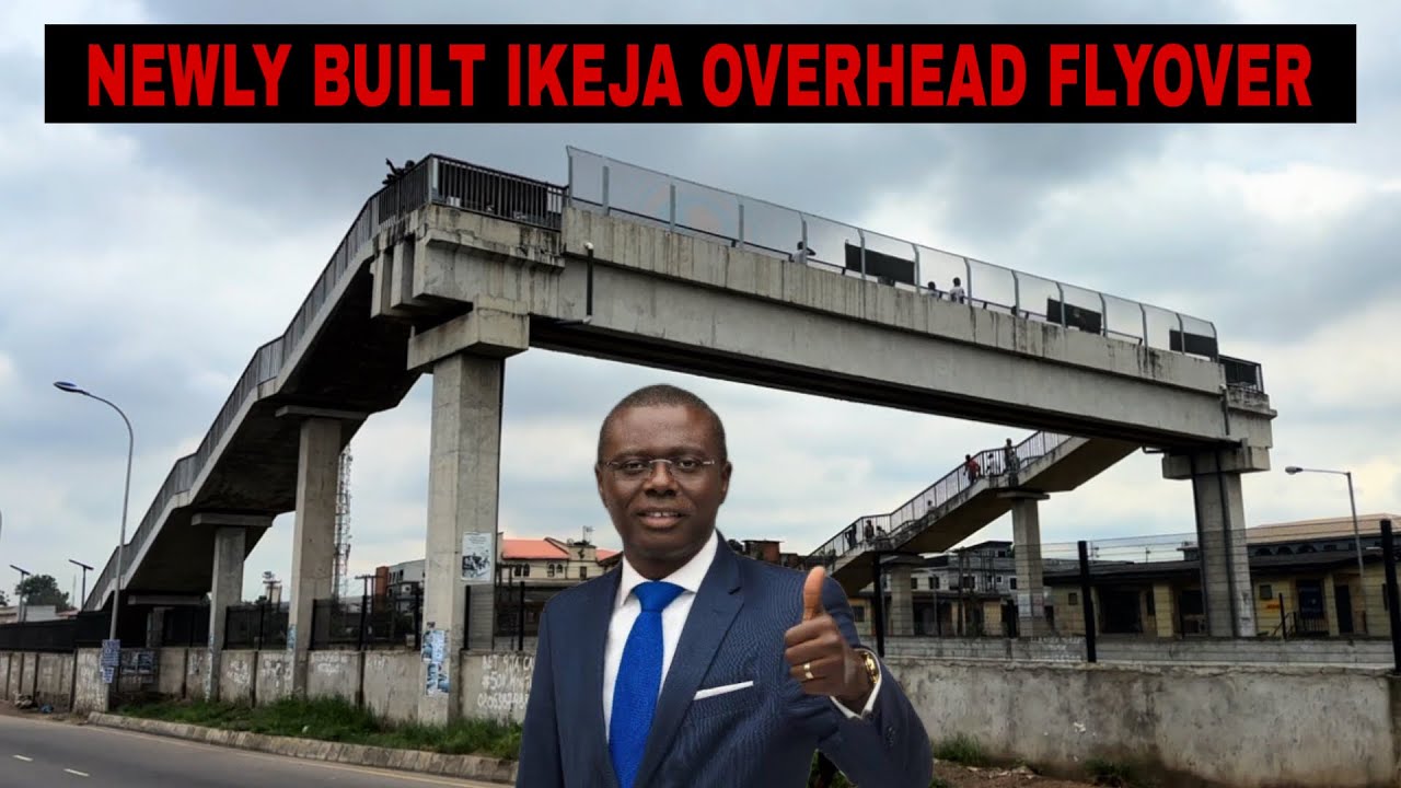 See The Newly Built Pedestrian Flyover In Ikeja Lagos Nigeria - YouTube