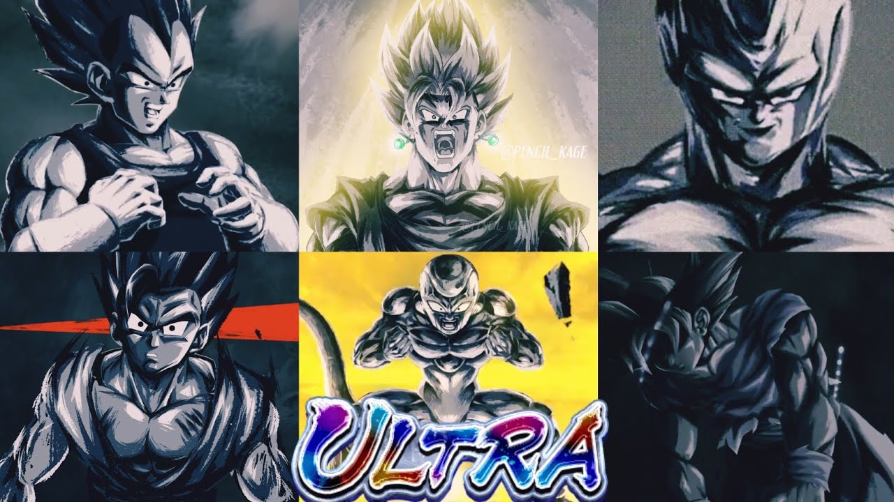 ALL ULTRA CHARACTERS INK BRUSH ANIMATIONS IN DRAGON BALL LEGENDS 🔥 ...