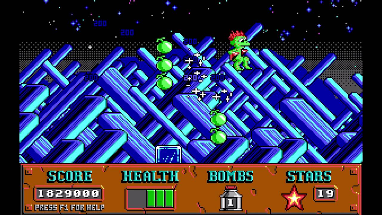 Cosmo's Cosmic Adventure 2 - Level 7 (1992) [MS-DOS] - YouTube