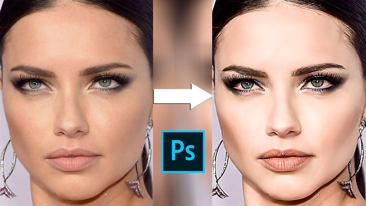 skin retouching and beauty in Photoshop || Natural Light Photography ...