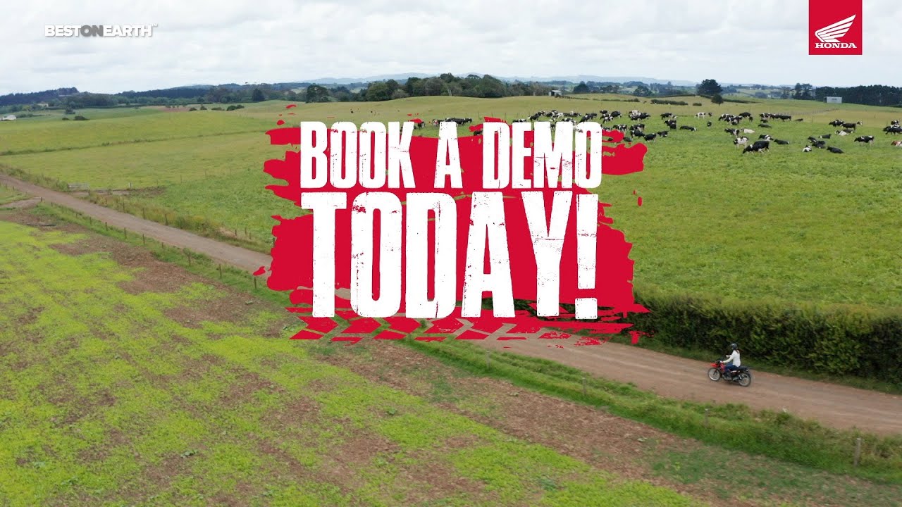 Honda 2 Wheel Farm Bike Range - Book a Demo Today - YouTube