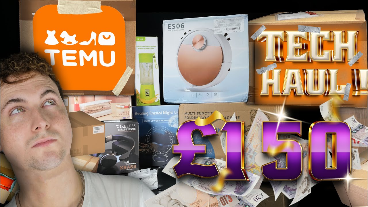 £150 TEMU Shopping Spree - A Budget Tech Haul | Any Good? - YouTube