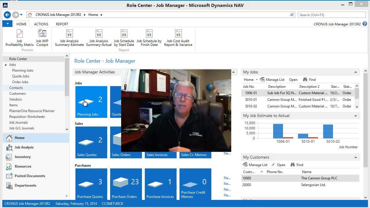 Microsoft Dynamics NAV Estimating - YouTube