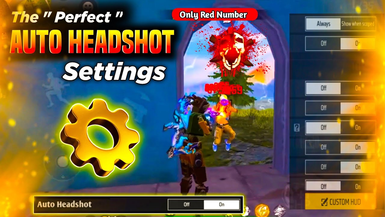 The Perfect "Auto Headshot" setting For Free Fire Max / Secret Onetap ...