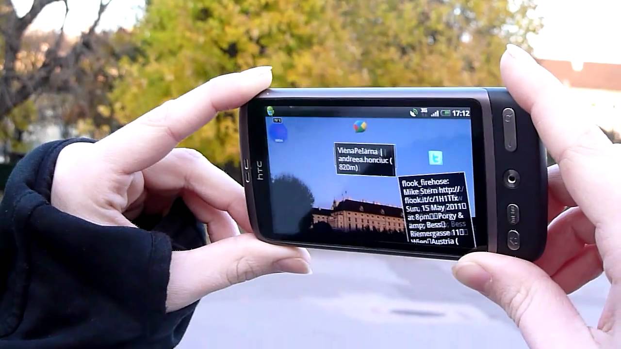 Mixare Augmented Reality Demo - YouTube