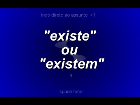“Existe” ou “Existem” - YouTube