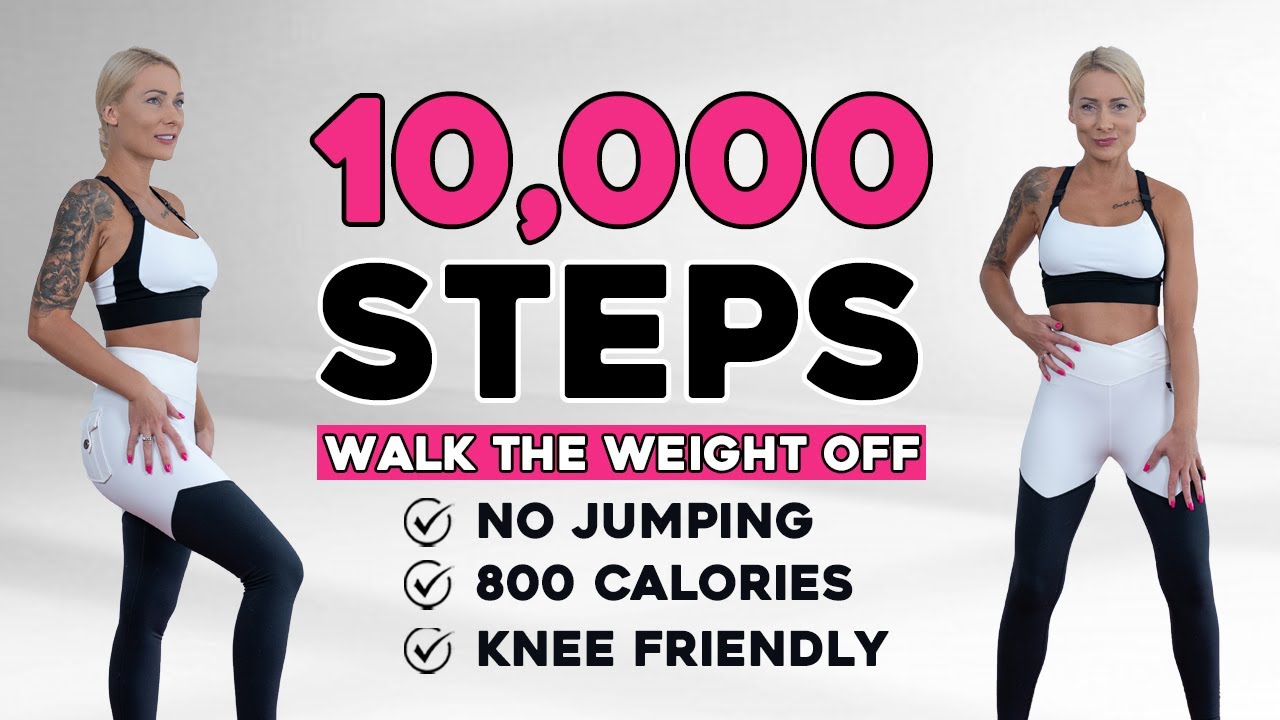 🔥10000 STEPS WALKING WORKOUT🔥 10K Steps Challenge! 1 Hour Fat Burning ...