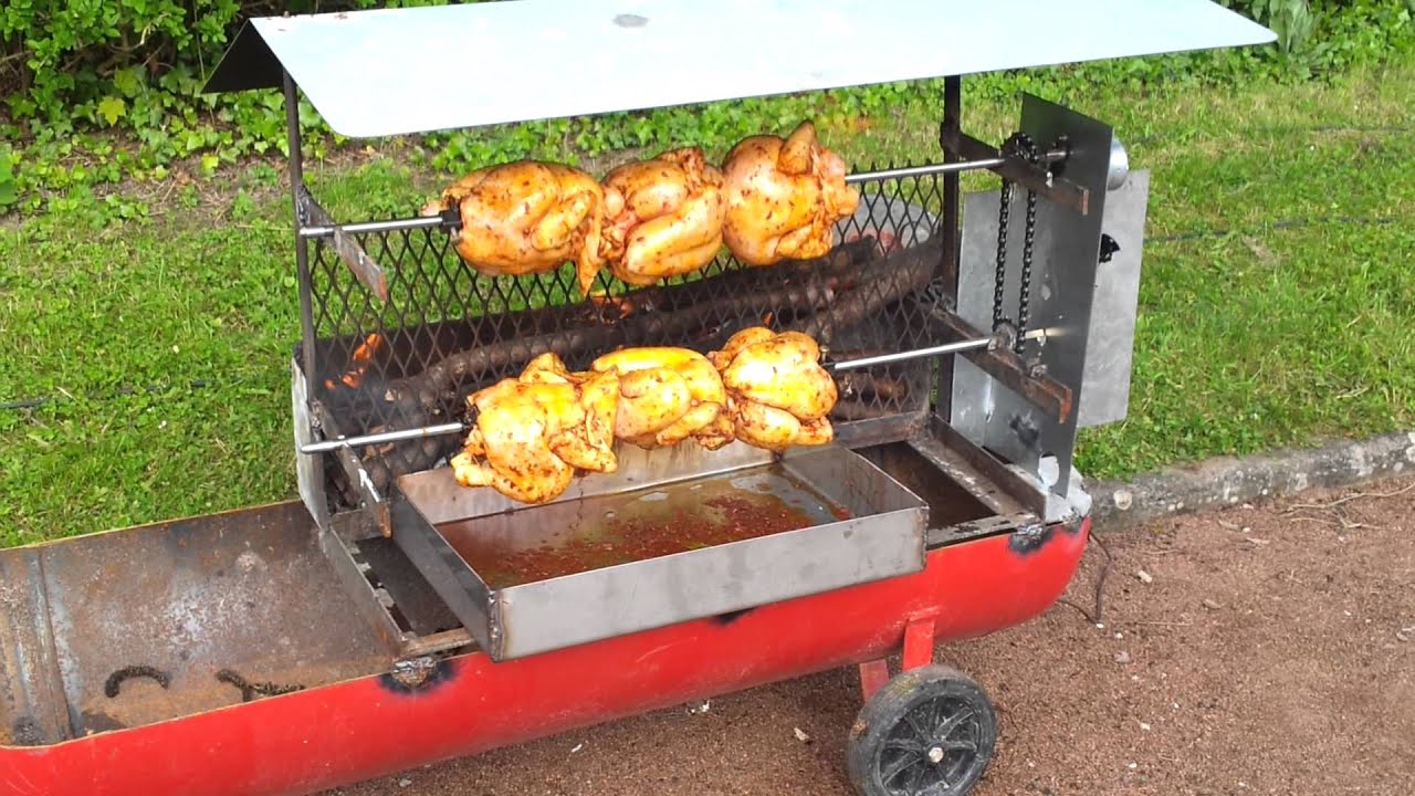 tourne broche à ch'min - YouTube