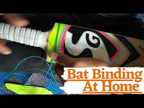 how to bind bat handle | bat binding | handle repair | bat threading ...