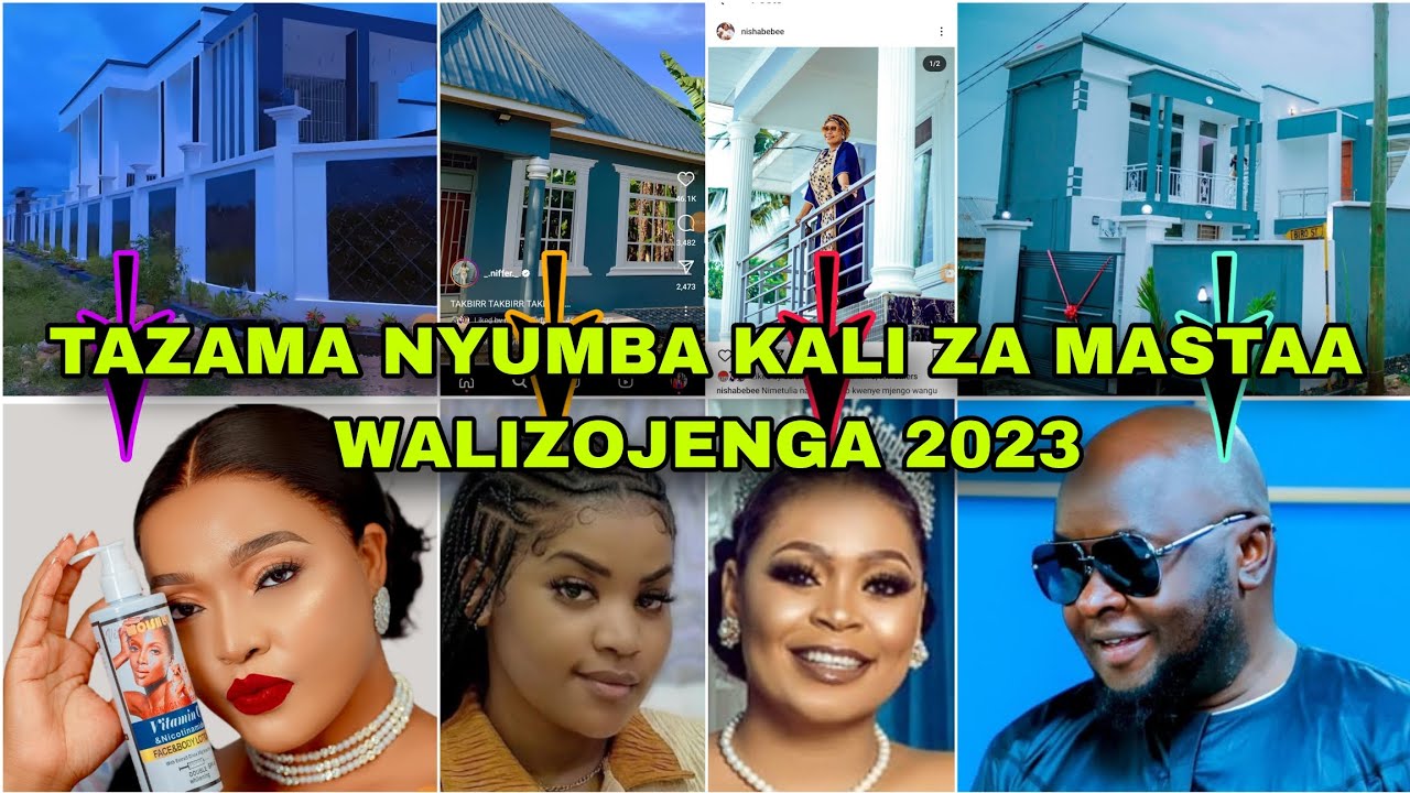 TAZAMA MASTAA NA MAJUMBA YAO YA KIFAHARI WALIYOJENGA 2023,,LA MWIJAKU ...