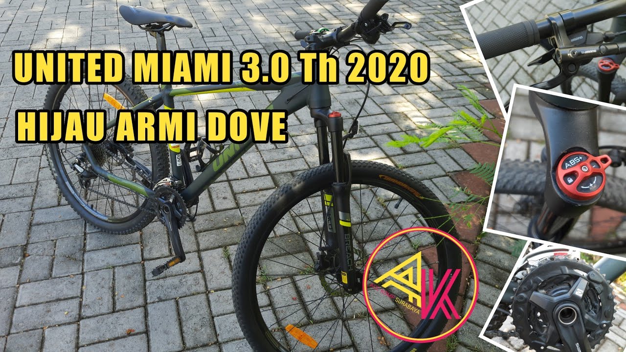 United Miami 3.0 tahun 2020 Review singkat sepeda gunung keren harga ...