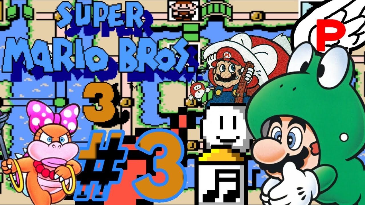 Super Mario Bros. 3 [NES] | #3 🍁 World 3 Water Land [WT 100 % HD] - YouTube