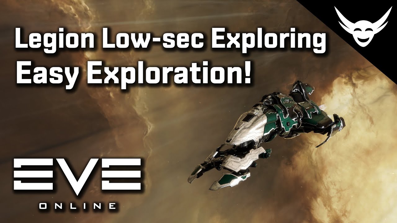 EVE Online - Legion low-sec exploring for DED & relic sites - YouTube