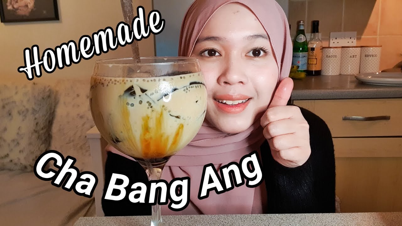 CHA BANG ANG RECIPE | Aroikah Thailand (Thai Grassjelly Caramel Milk ...