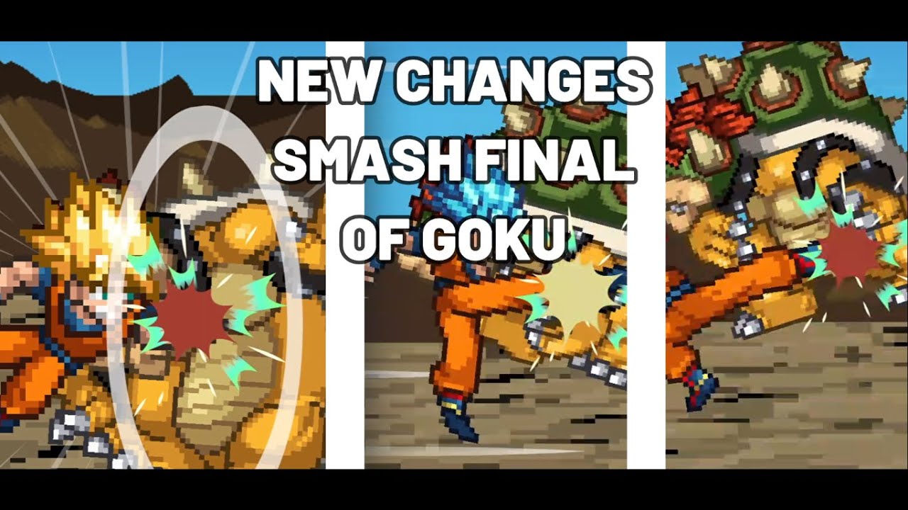 |Super Smash Flash 2| 1.3.2 Leak Goku smash final but diferent - YouTube