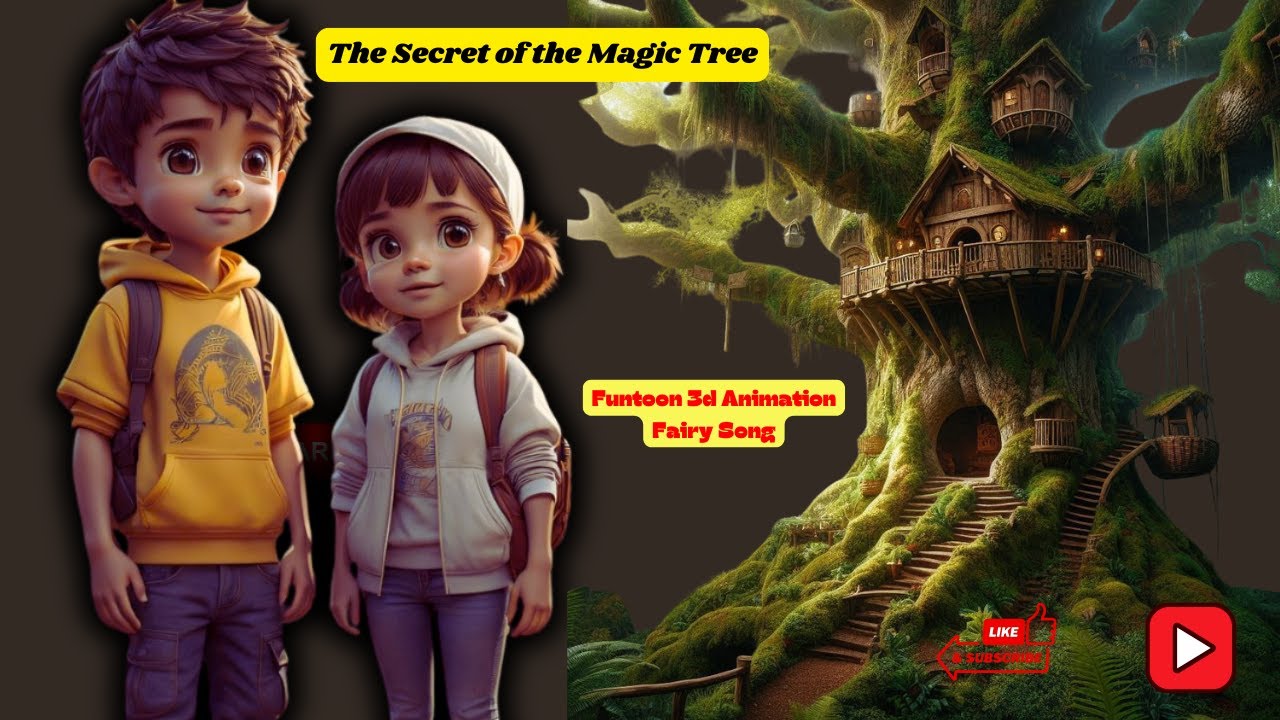 The Secret of the Magic Tree! Funtoon 3D Animation Stories. # animation ...
