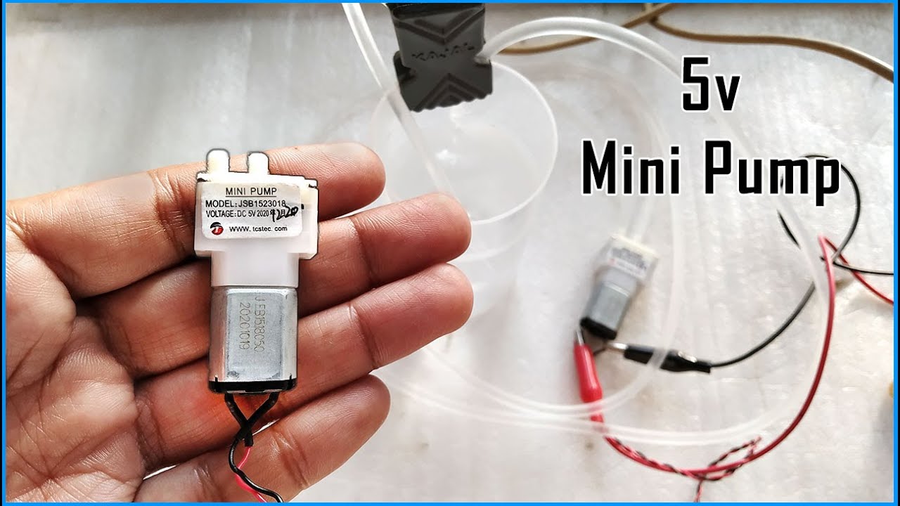Dc 5v Mini Pump | Self priming diaphragm pump - YouTube