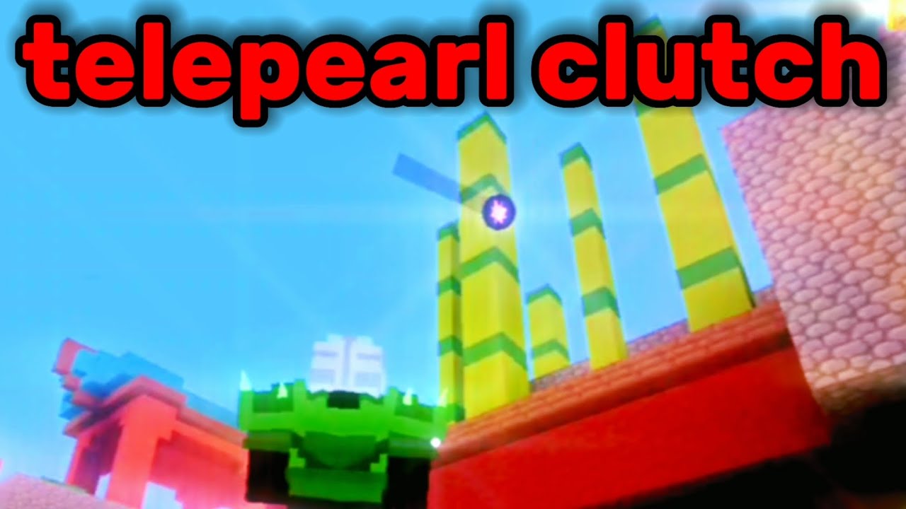 cool TELEPEARL CLUTCH in SKYWARS.. ⚡️⚔️ | roblox bedwars - YouTube