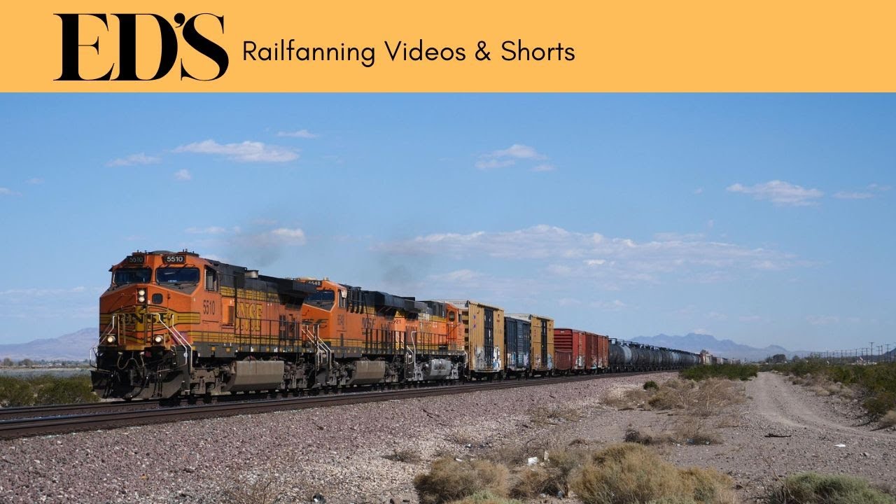 ED's Railfanning: Manifest Train BNSF 5510 - YouTube