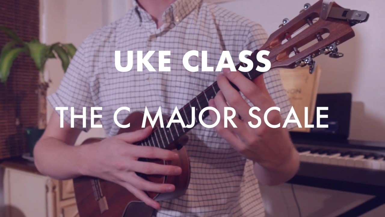 How to play the C major scale on the Ukulele! - YouTube
