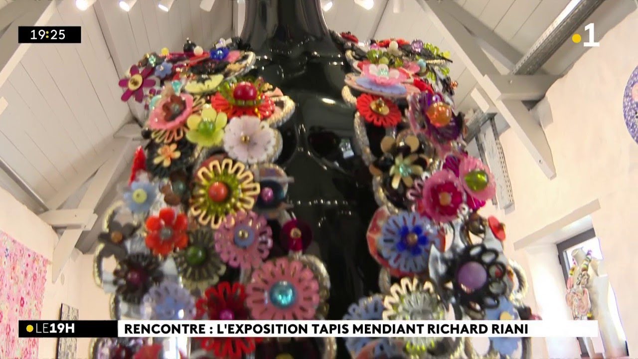 Rencontre : l'exposition tapis mendiant Richard Riani - YouTube