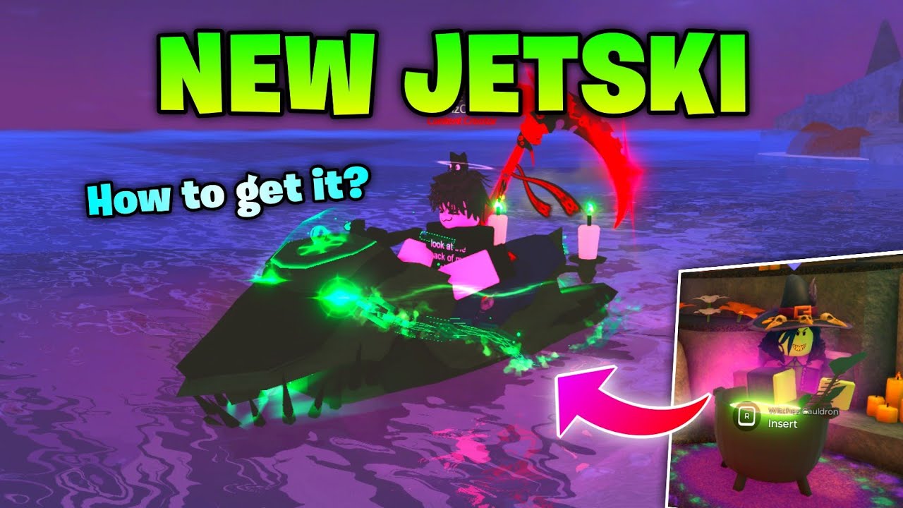 *NEW JETSKI* Dutchman's Spirit Boat in Fisch Fright Update! - YouTube