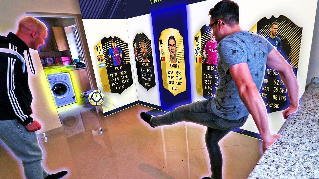 INDOOR FOOTBALL CHALLENGES!!! - YouTube