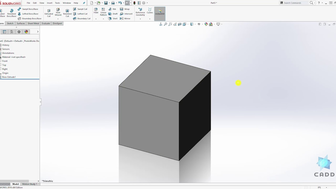 SolidWorks Tutorial for Beginners #62 - How to Create a Draft Feature ...