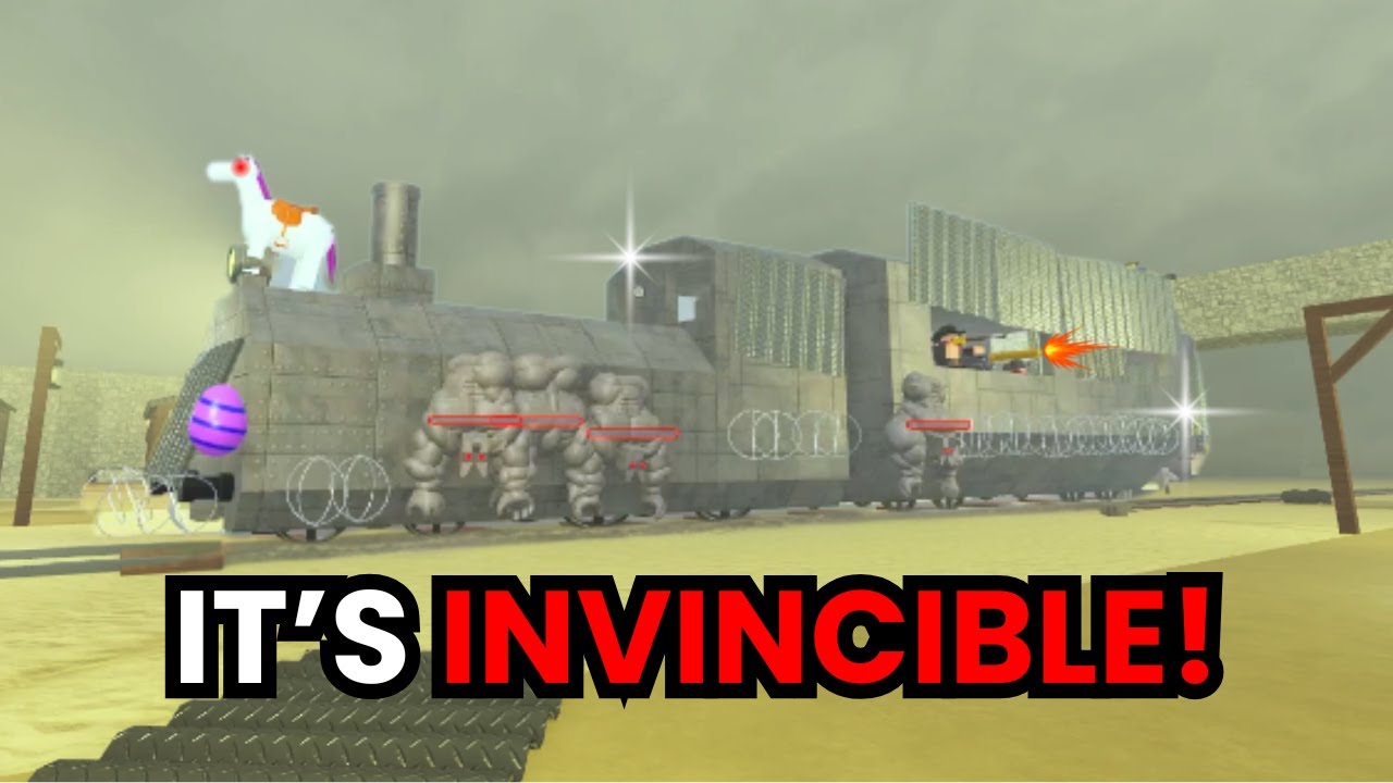 Making The Most Over Powered Armored Train In Roblox Dead Rails - YouTube