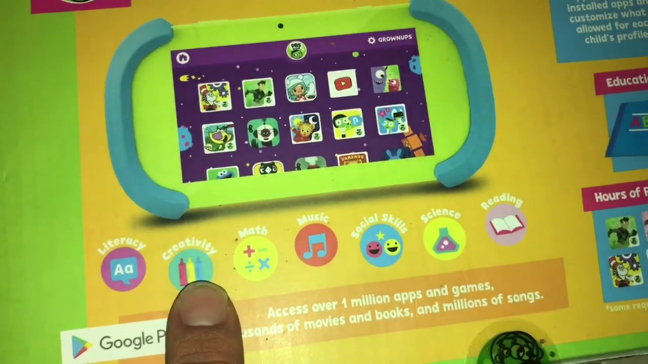PBS Kids Tablet Set Up / Mini Review (Video for Parents) - YouTube