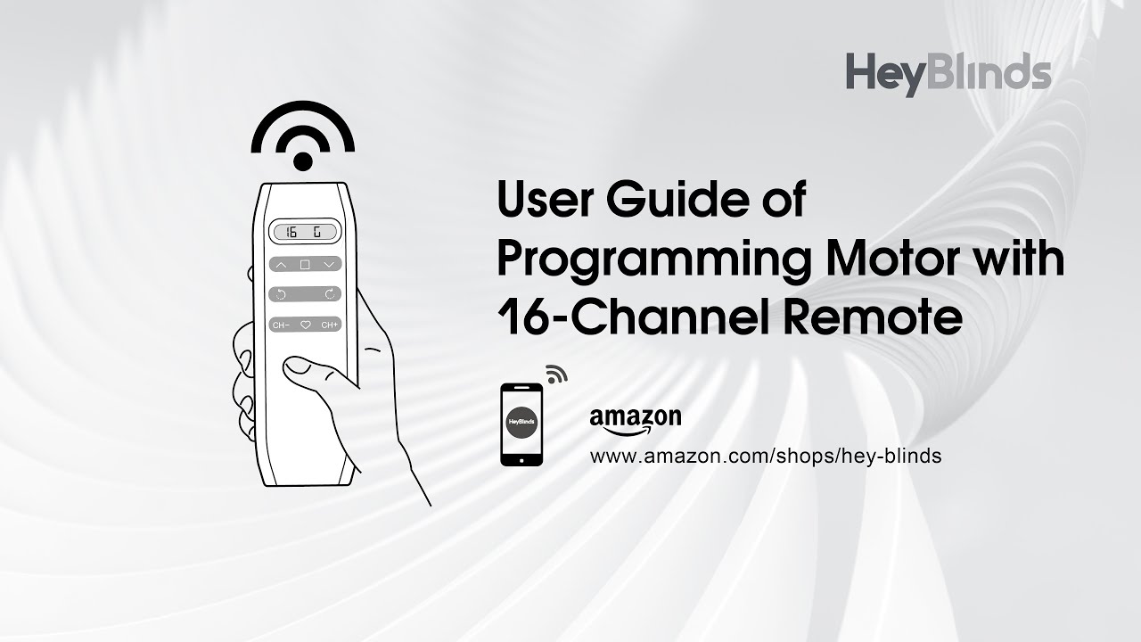 User Guide of Programming Motor with 16-Channel Remote - YouTube