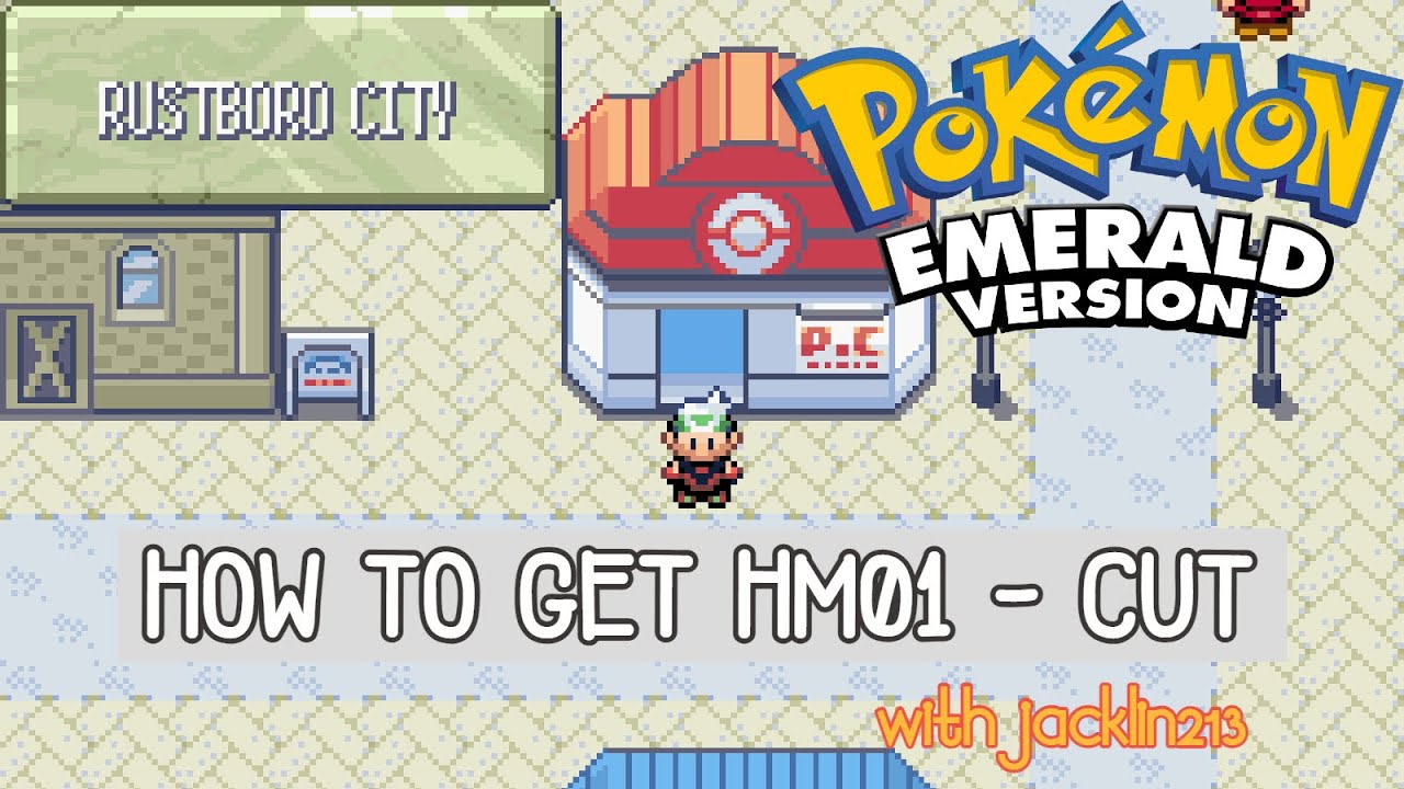 [Pokemon Emerald] How to get HM01 - Cut - YouTube