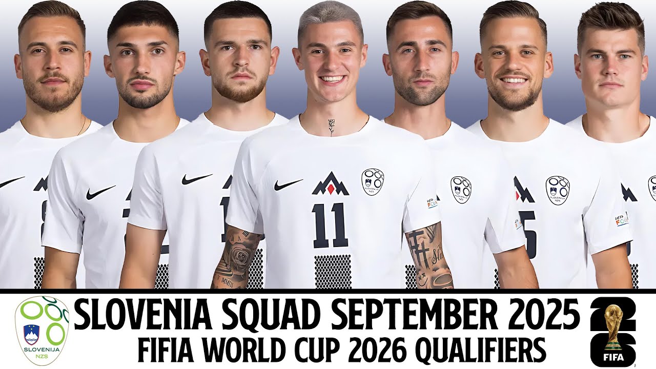 SLOVENIA Official Squad September 2025 | FIFIA World Cup 2026 ...