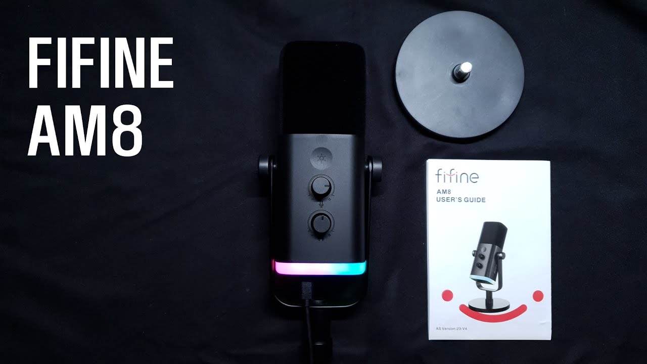 FiFine AM8 Dynamic Mic 가성비 마이크 - YouTube