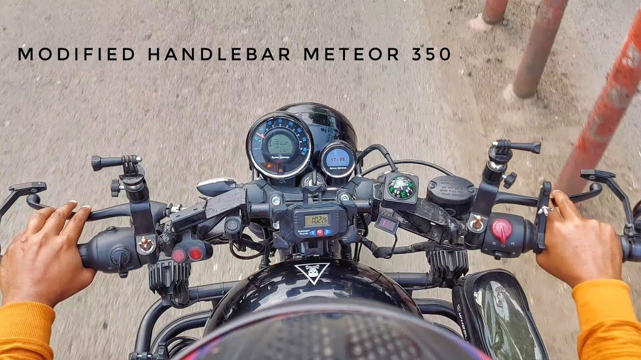 Look at The Handlebar ( Modified Meteor 350 ) - YouTube