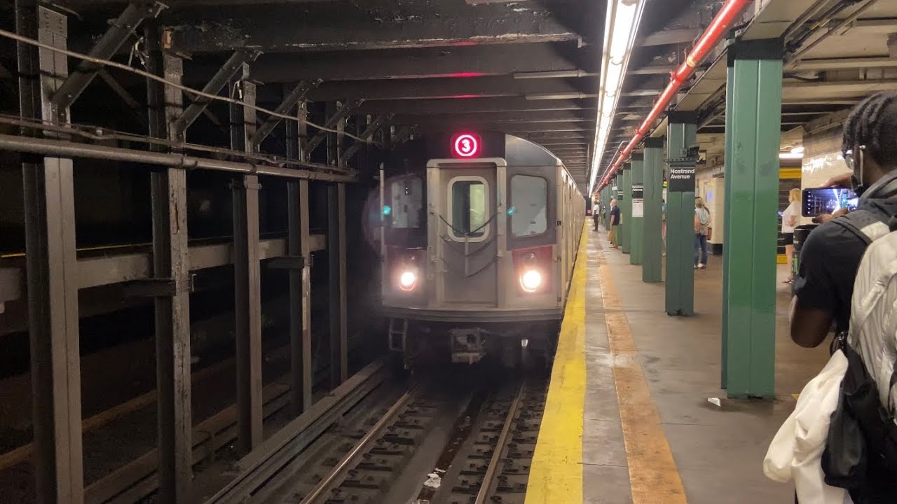 [Exclusively Rare] R142 (3) train ride from Nostrand avenue to Clark ...
