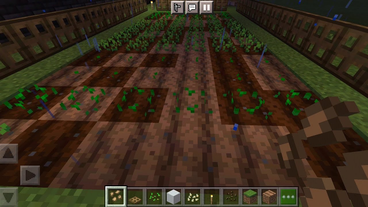 Simple Tree planting in my mansion part 5 Minecraft👍👍 - YouTube