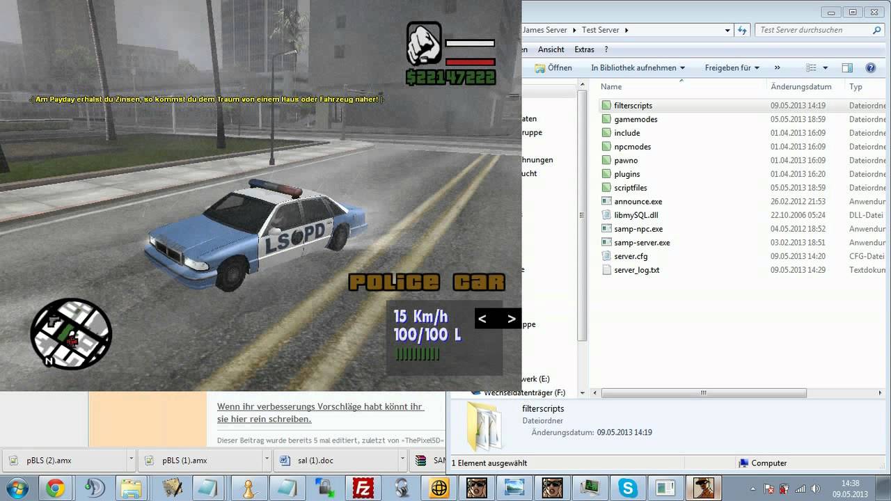 SAMP [FS - Vorstellung #003] - Pixel´s Blinker Light System - YouTube