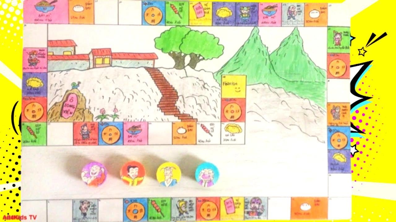Sáng Tạo Board Game - Thầy Trò Ô Long - Diy Wuloom Family Board Game ...