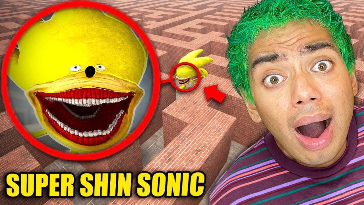 Drone Catches SUPER SHIN SONIC in a MAZE ... *SHIN SONIC IS REAL* - YouTube