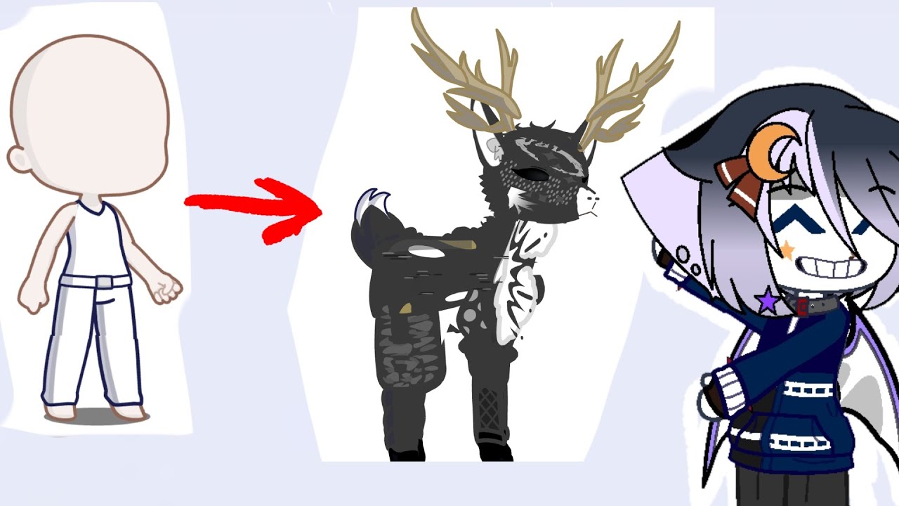 How to make Deer/Reindeer OC in GL2 - YouTube