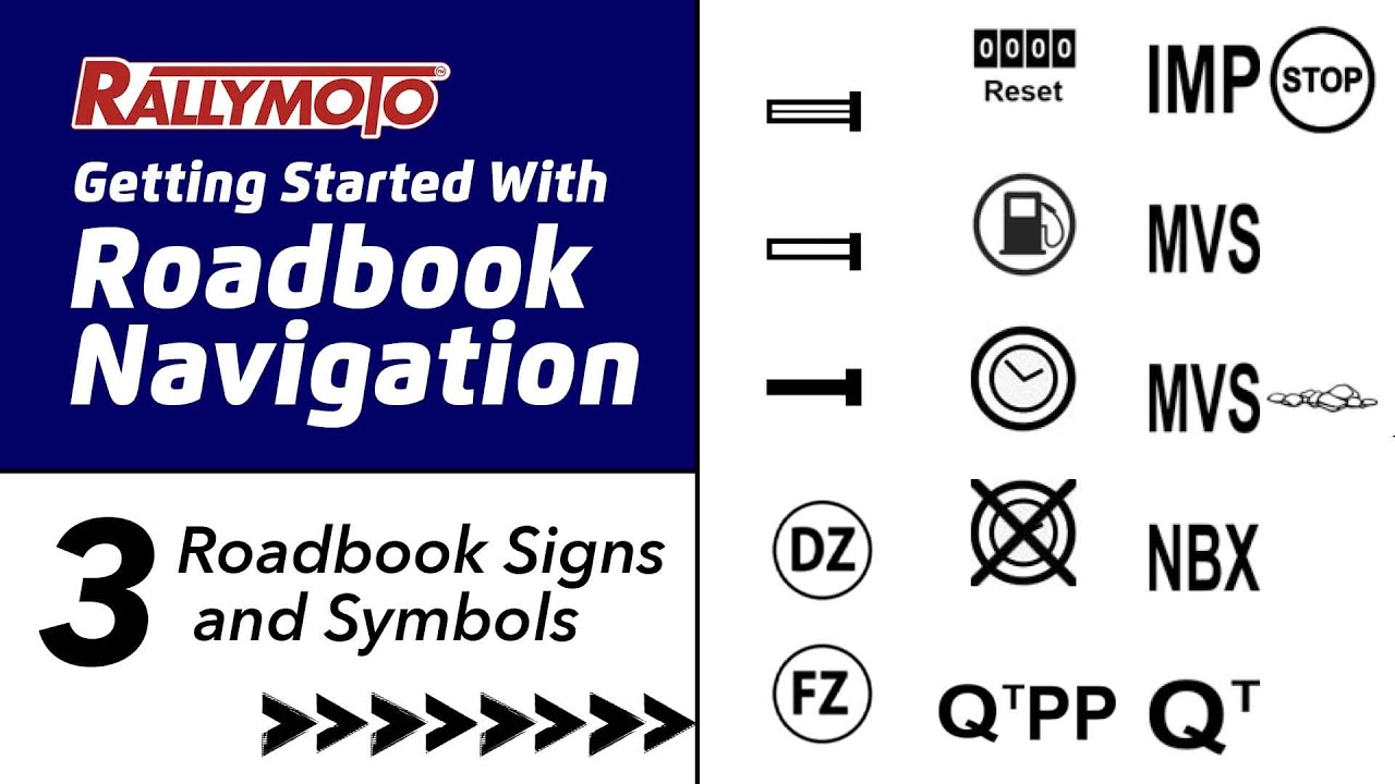 3. Roadbook Signs and Symbols - YouTube