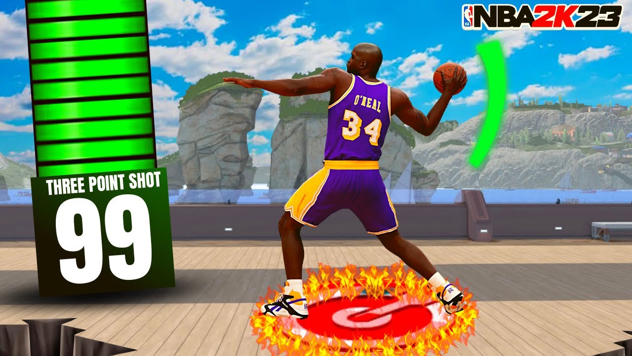 99 3PT SHAQ BUILD IS THE BEST CENTER BUILD IN NBA 2K23!!! - YouTube