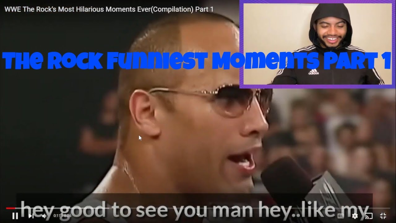 WWE The Rock's Most Hilarious Moments Ever(compilation) part 1|Reaction ...